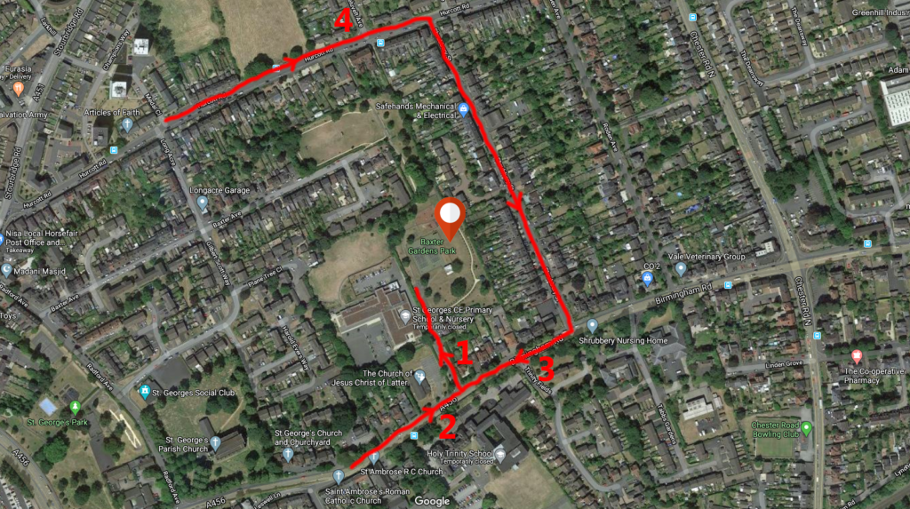 Find us - Kidderminster Tennis Club